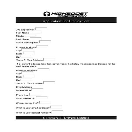 Job application | PDF