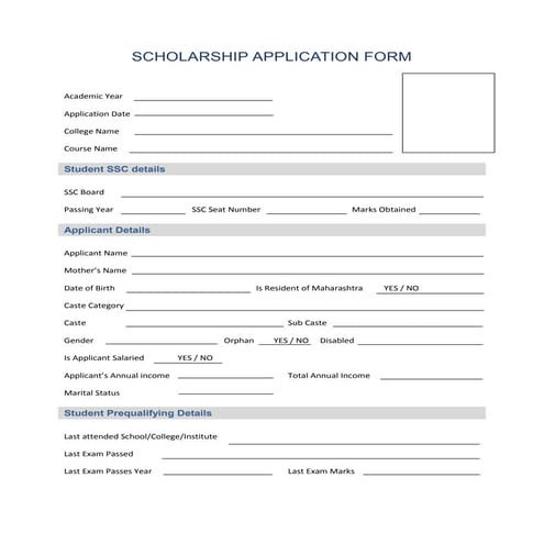 Application form | PDF | Student Financial Aid | Financial Assistance
