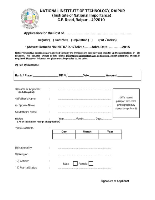 Generic application form climate kic | PDF