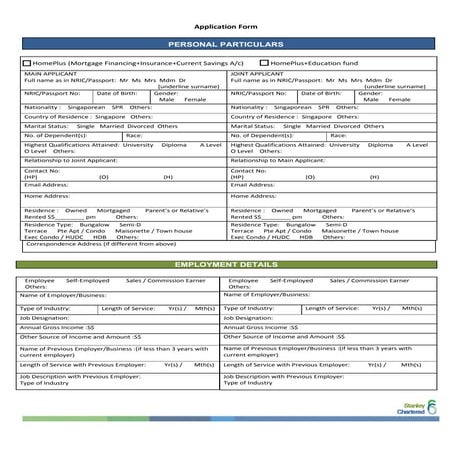 Application Form + Declaration + Terms And Condition | PDF