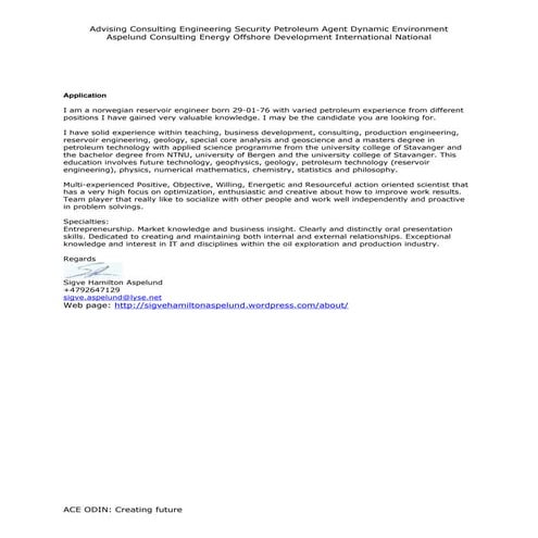 Application letter | DOC