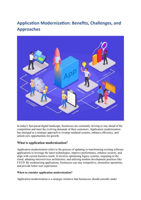 Transforming Legacy Systems Strategies For Effective App Modernization In A Digital Era Pdf