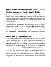 Accelerate Business Growth with Next-Gen Application Modernization ...