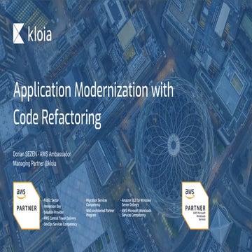 Application Modernization with Code Refactoring | PDF