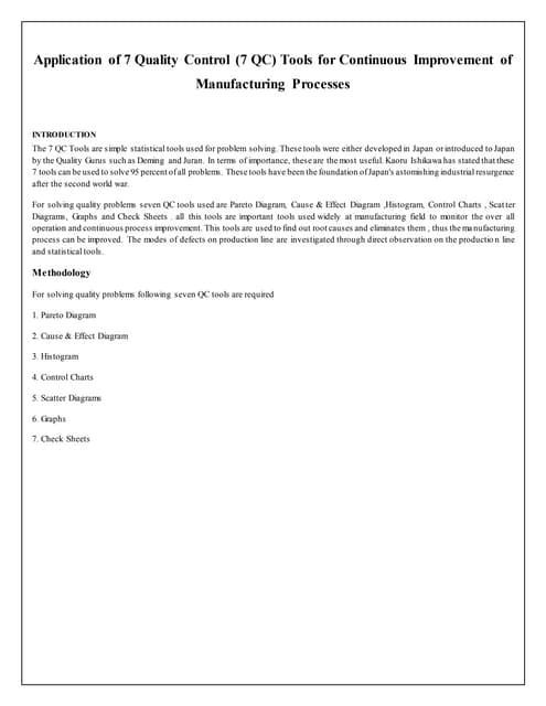 9 quality-tools(2) | PPT