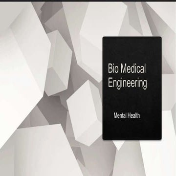 Application of bio medical engineering in mental health.ppt
