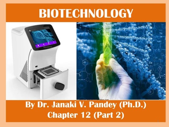 Biotechnology and its application ppt, Grade 12 CBSE | PPSX