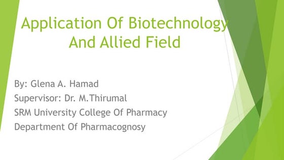 biotechnology and its application class 12 boards practical | PPT