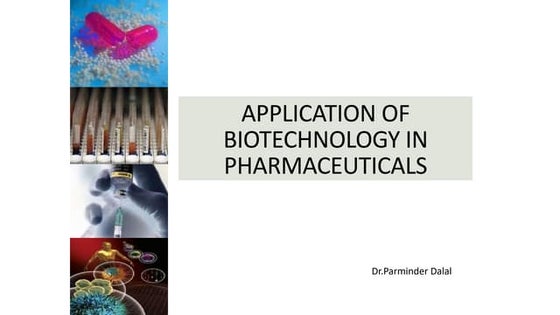 Its about pharmaceutical biotechnology introduction | PPT