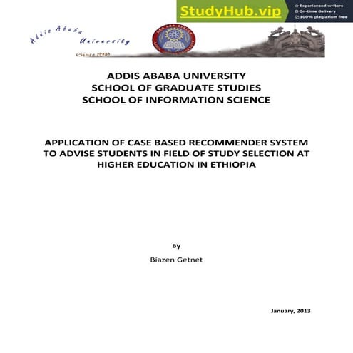 Application Of Case Based Recommender System To Advise Students In ...
