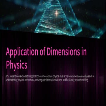 Application of Dimensions in.pdf.......... | PPT