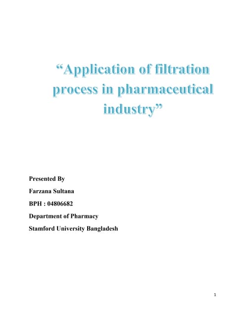 Air circulation maintenance industry for sterile and non sterile area | PPT