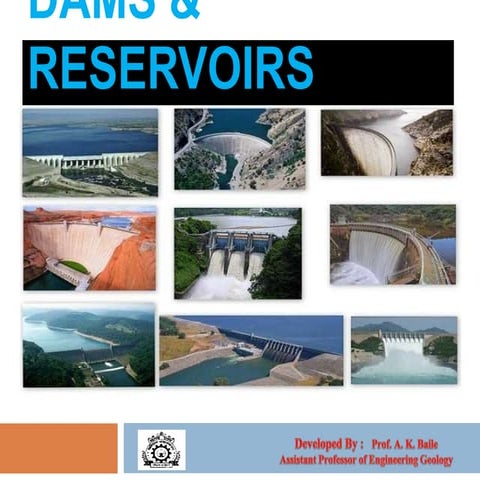 Application of Geology to Civil Engineering Works: Dam | PPT