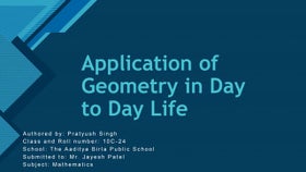 Geometry in Real Life | PPT