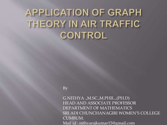 real life applications of network in graph theory.pptx