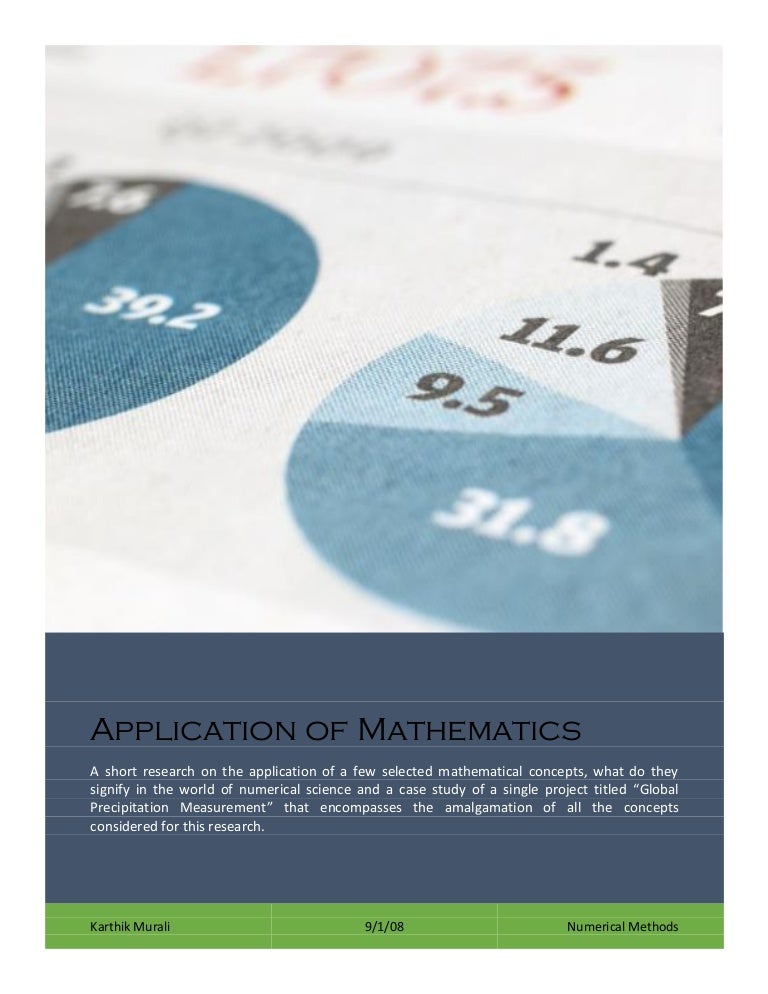 Application Of Mathematics application-of-mathematics
