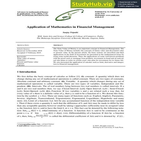 Application of Mathematics in Financial Management.pdf