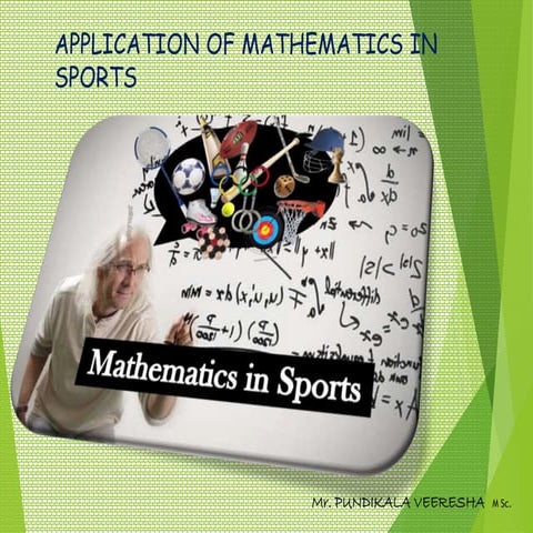 Application of mathematics in sports | PPTX