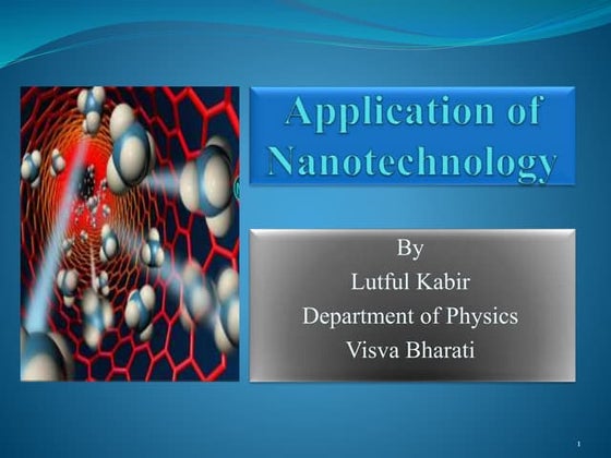 Introduction of Nanotechnology | PPTX | Chemistry | Science