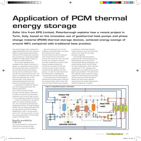Application Of PCM Thermal Energy Storage | PDF