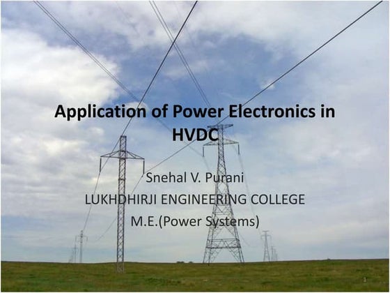 HVDC transmission system and its components | PPTX | Computer Networking | Computing