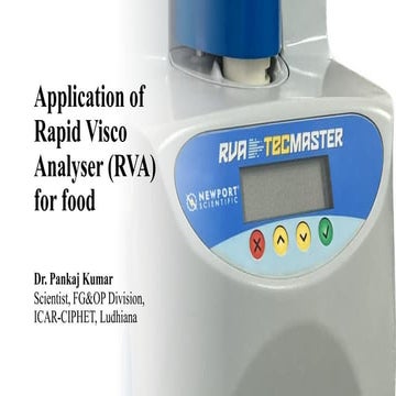 RAPID VISCO ANALYZER | PPTX