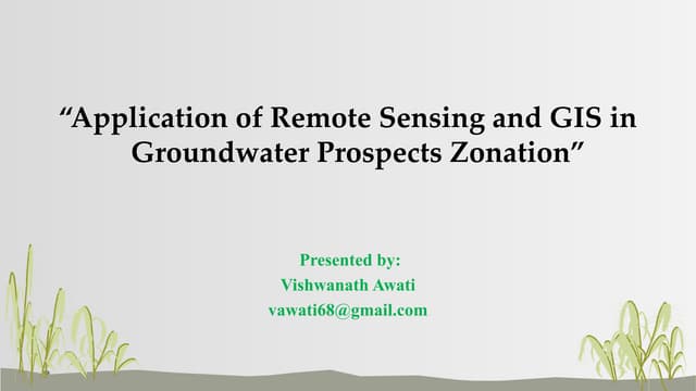Gw02 role of dwlr data in groundwater resource estimation | PDF | Water ...