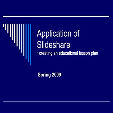 Application of slideshare | PPT