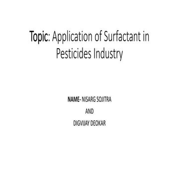 Application of Surfactant on Pesticides.pptx