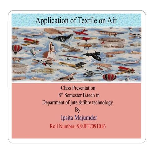 Application of textile on air | PDF