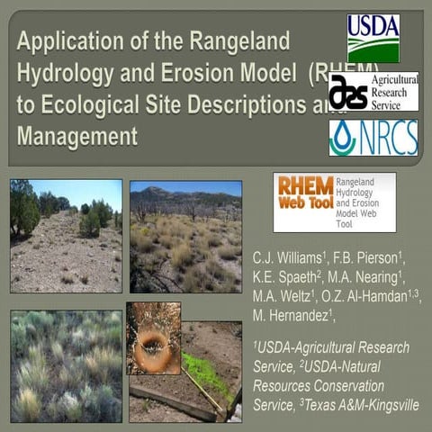 Application of the rhem to ecological site | PPTX | Landscaping | Home ...