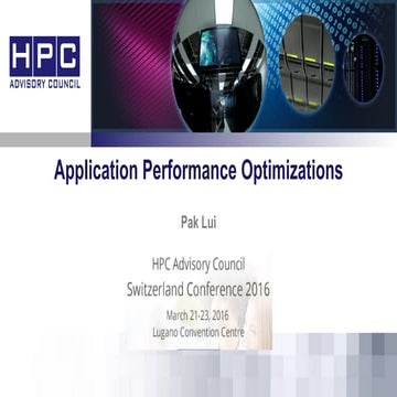 Hpc Best Practices Application Performance Optimization Ppt