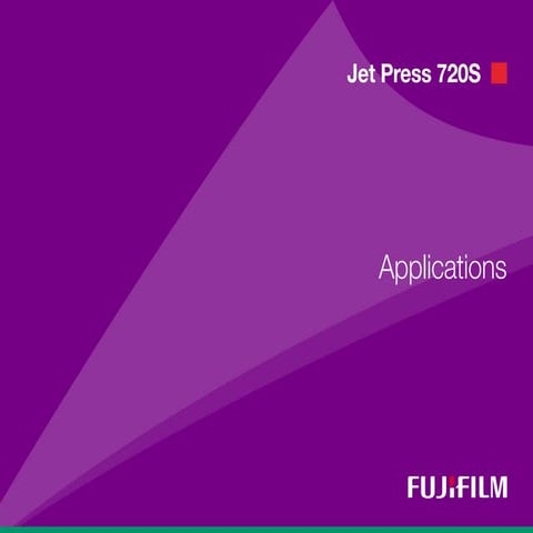 Jet Press 720S applications | PDF