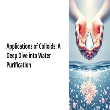 Applications of colloid | PPTX