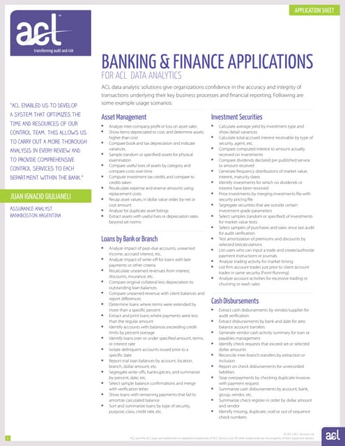 Finacle banking software commands for auditors | PDF