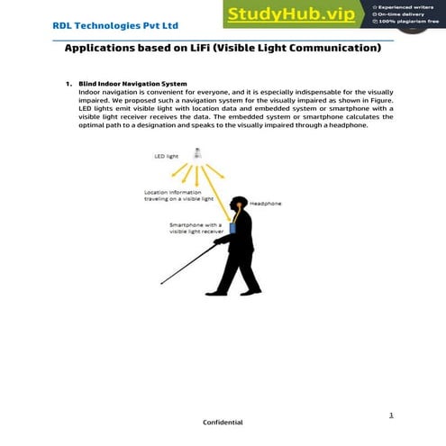 Applications Based On LiFi (Visible Light Communication | PDF