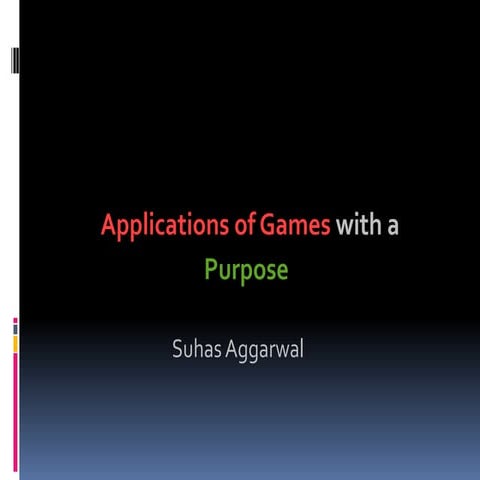 Applications of Games with a Purpose | PPT