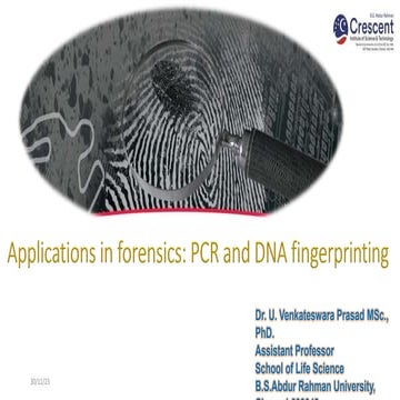 Applications in forensics PCR and DNA fingerprinting.pptx