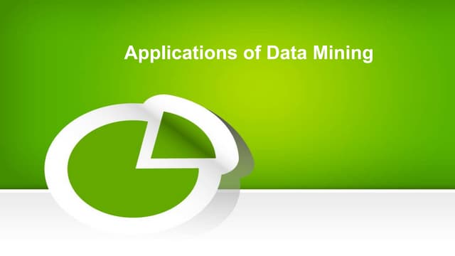 Applications Of Data Mining Ppt