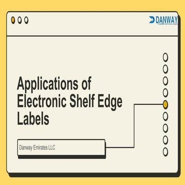 Applications of Electronic Shelf Edge Labels.pptx