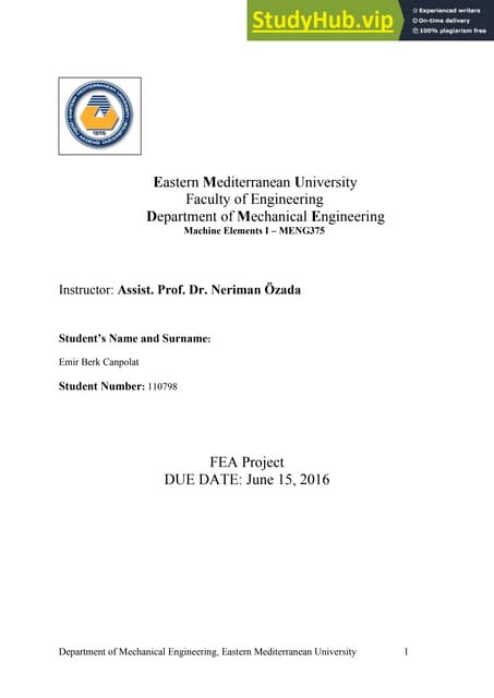 Applications Of Finite Element Method With Examples Pdf
