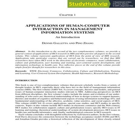 APPLICATIONS OF HUMAN-COMPUTER INTERACTION IN MANAGEMENT INFORMATION ...