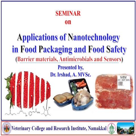Nanotechnology In Food Packaging Nanotechnology In The Food Packaging