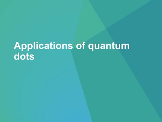 Quantum dots | PPT