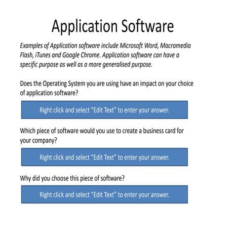 Application software | PPTX