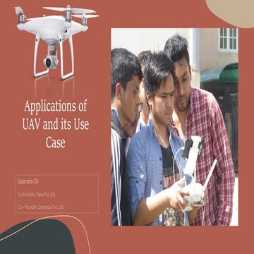 UAV/Drone survey and its methodology and applications | PPTX