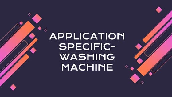 Washing machine | PPTX