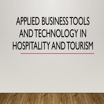 MICRO PERSPECTIVE OF TOURISM AND HOSPITALITY.pptx