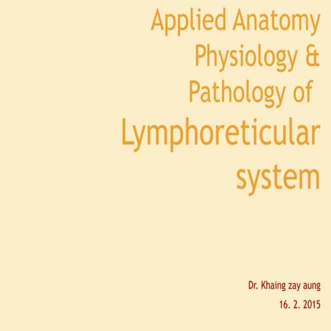 Histology and pathology of lymph nodes | PPTX