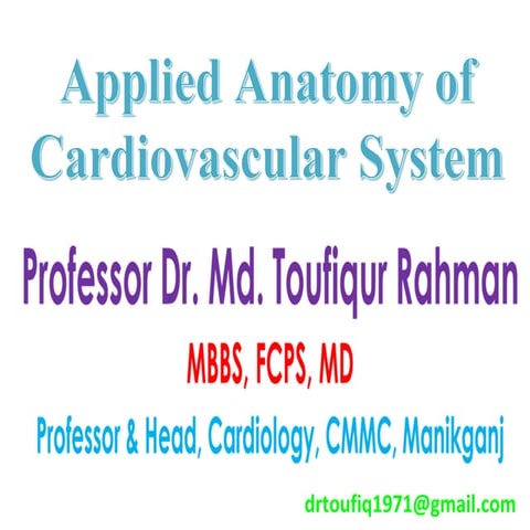 Applied Anatomy For Undergraduates Pptx